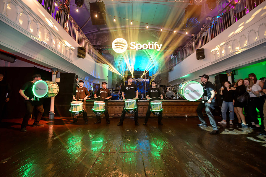 Spotify 1 Year Anniversary Party | Black Chalk Marketing